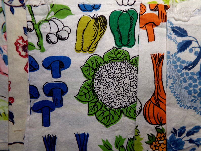 Vintage Hand Print Fabric Mystery Bundle High End Brands - Etsy