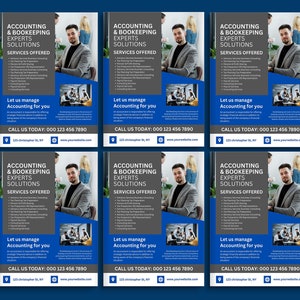 Bookkeeping Flyer, Accounting Services Design, DIY Canva Certified ...