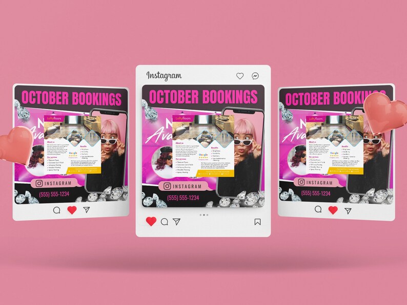 Epoxy Flooring Flyer, DIY Canva Flooring Service Template, Editable ...