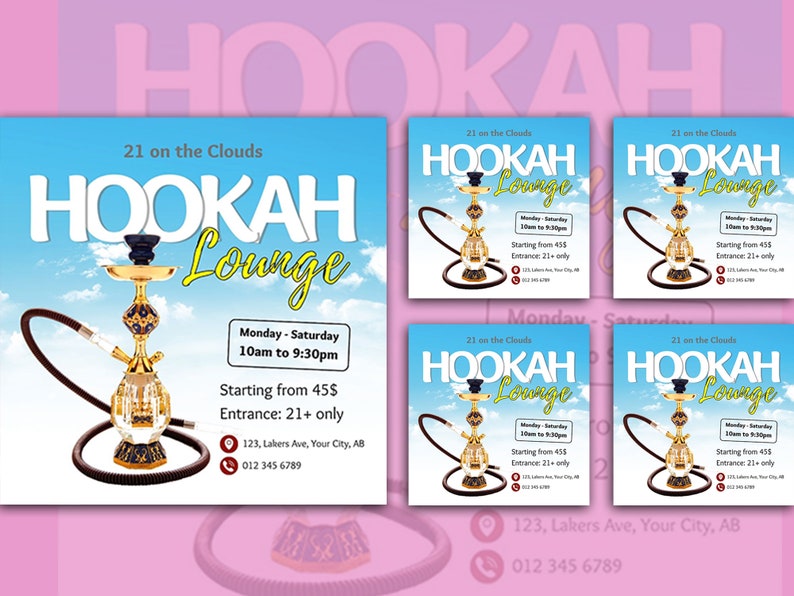 Warning: Smoking Kills, Editable Flyer Design, DIY Canva Poster ...