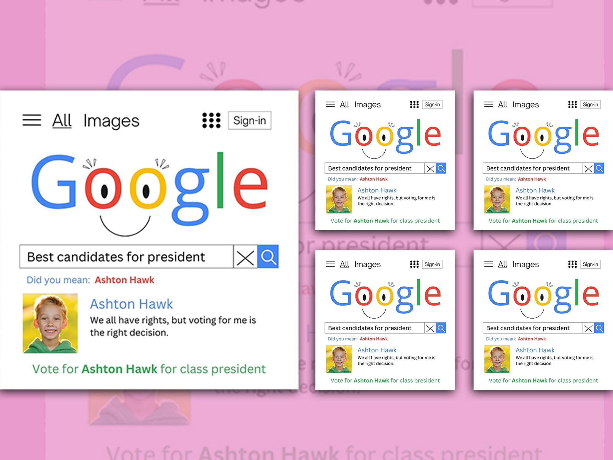 Student Election Flyer, Student Government, DIY Canva Election Poster ...