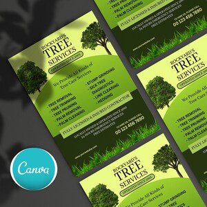Tree Services Flyer, Printable Tree Trimming Service Flyer Design, DIY ...