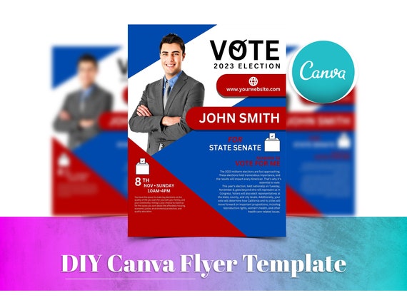 Election Campaign Poster Template