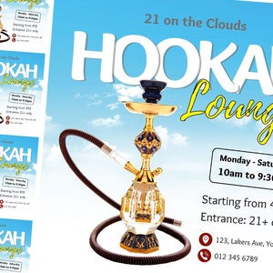 Warning: Smoking Kills, Editable Flyer Design, DIY Canva Poster ...