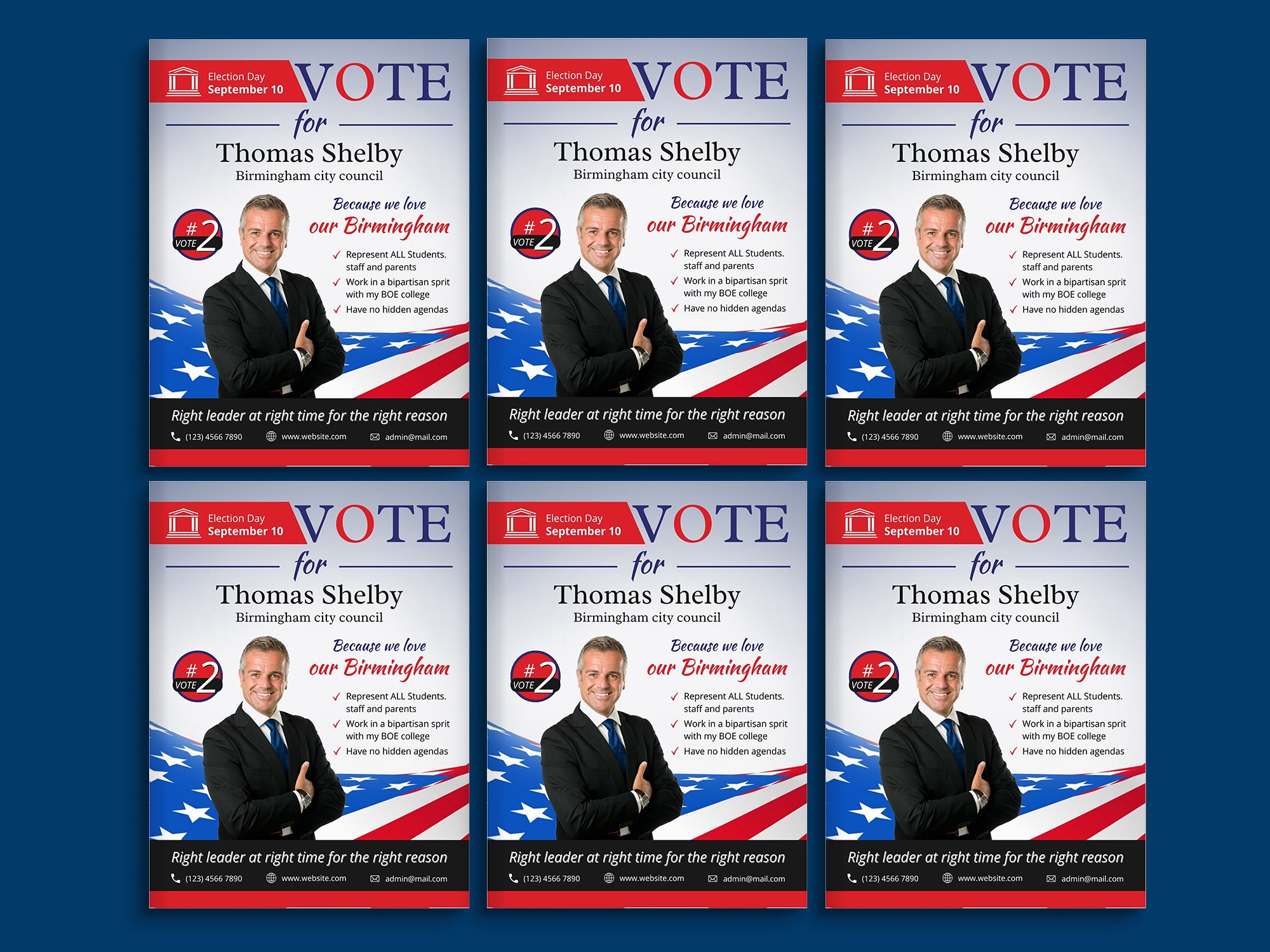 Election Flyer, Printable Election Card Design, DIY Canva Election ...
