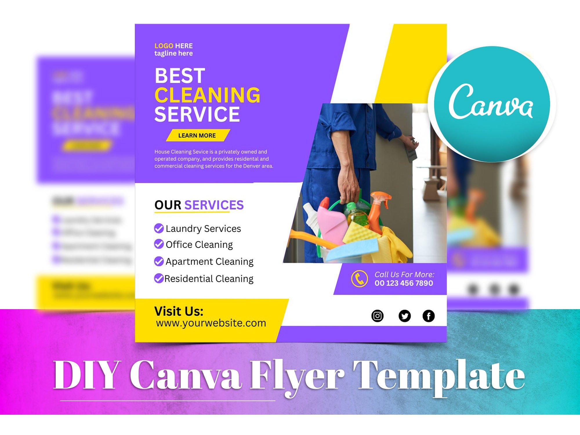 Commercial Cleaning Services Flyers