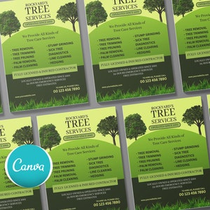 Tree Services Flyer, Printable Tree Trimming Service Flyer Design, DIY ...