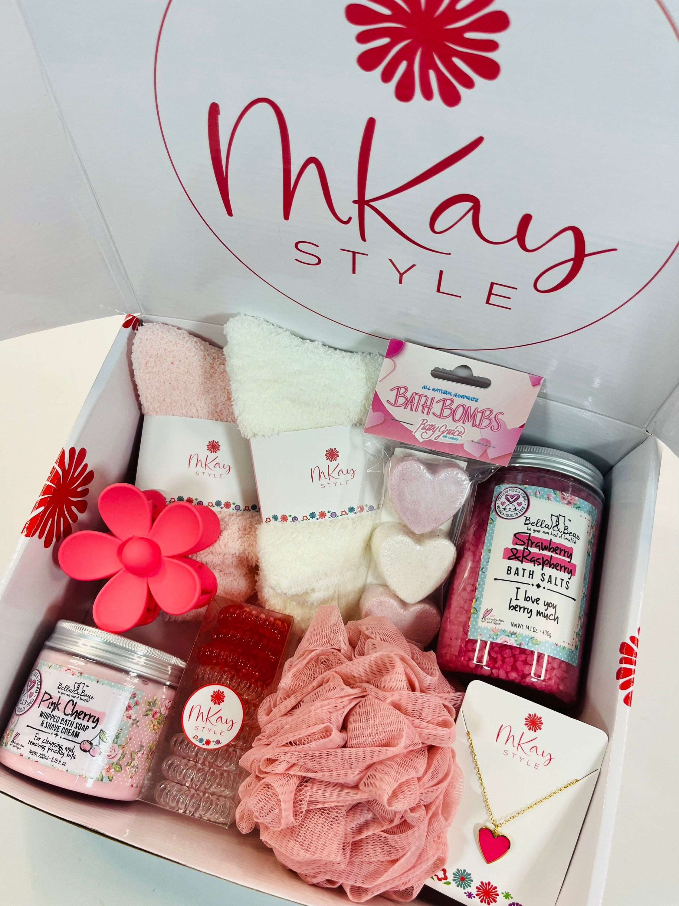 Pink Gift Box for Girl, Glam Box Tween Girl, Birthday Box, Pamper Box ...