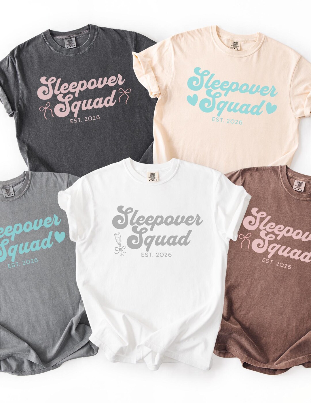 Slumber Party Crew Shirt Teenage Girl Sleepover Party Shirt Slumber ...