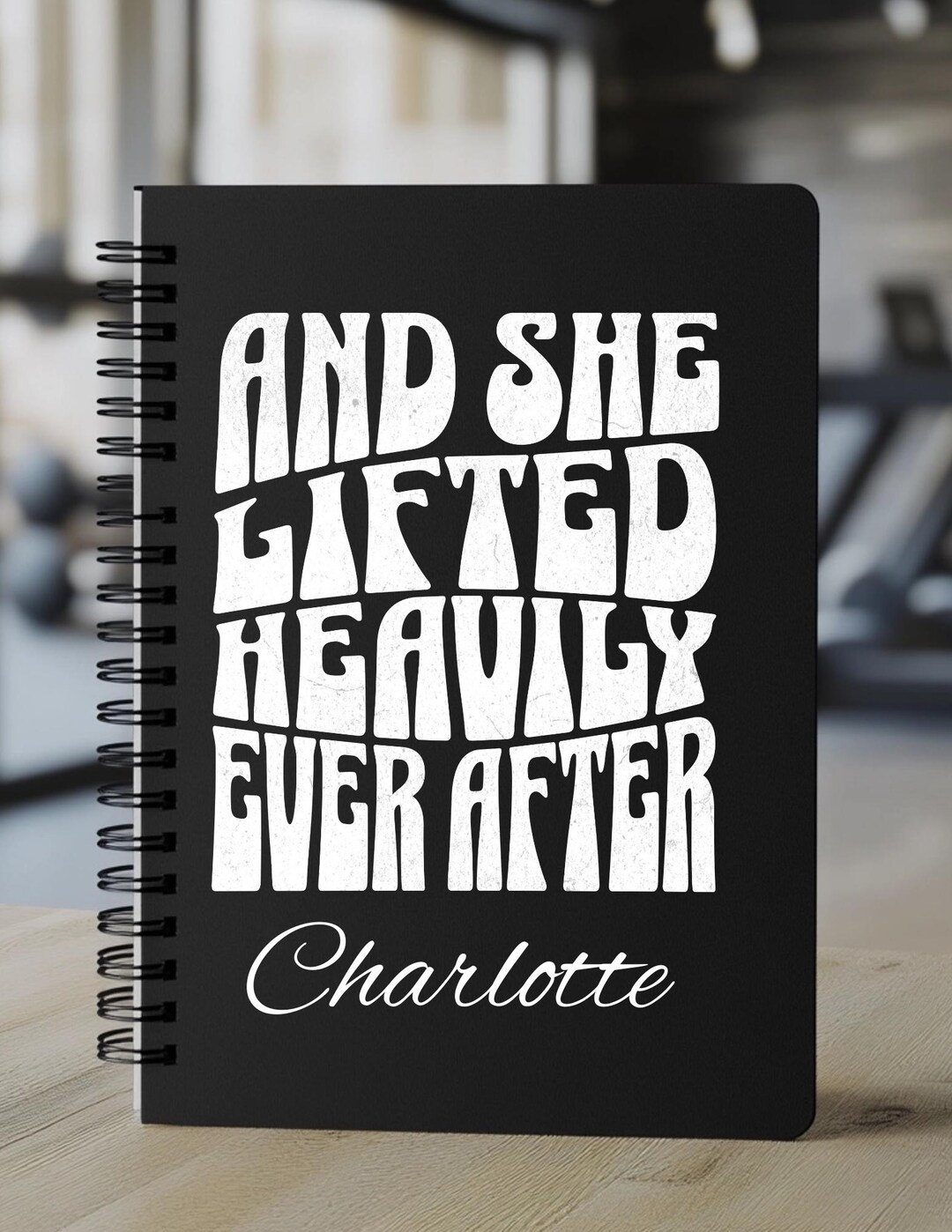 Personalized Weight Lifting Journal Female Weight Lifter Notebook ...