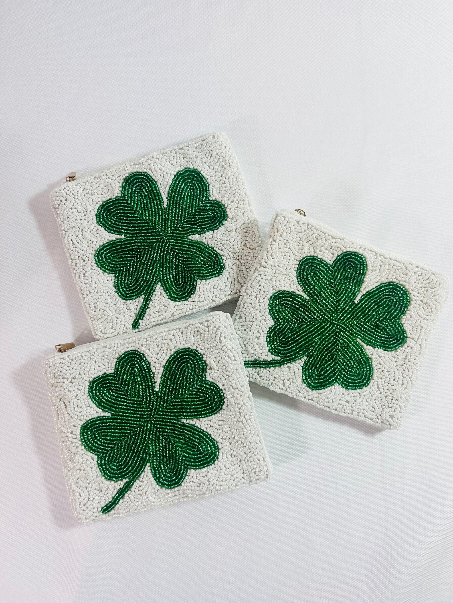 Lucky Coin Pouch,clover Coin Purse,st.patricks Day Gift,lucky Gift Idea ...