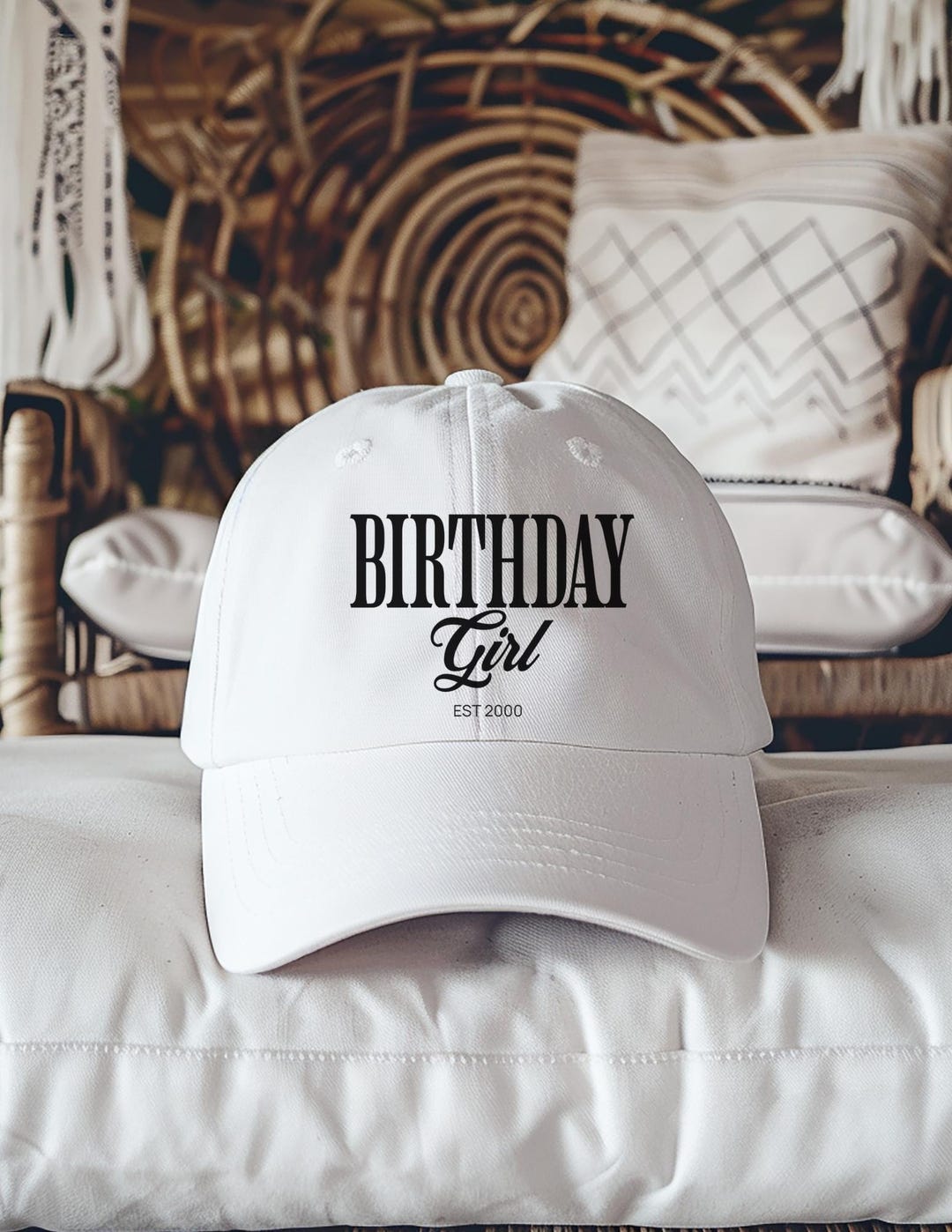 Customized Embroidered Birthday Girl Hat Established in Birthday Hat ...