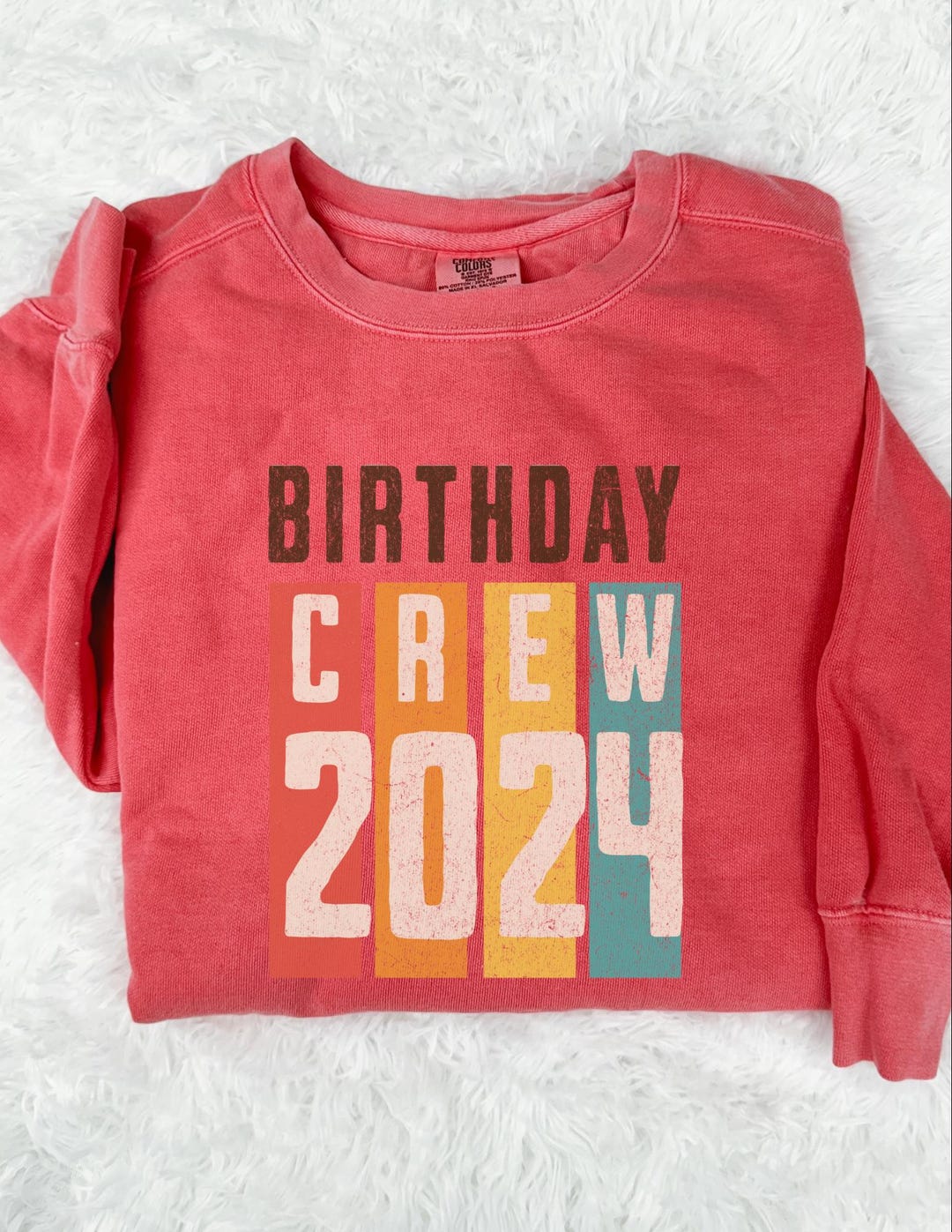 Customized Birthday Crew Shirt Women Birthday Shirt Custom Birthday ...