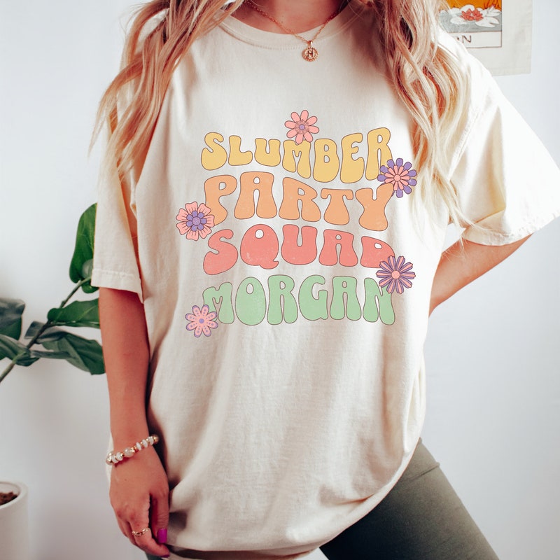 Slumber Party Squad Shirt - Etsy