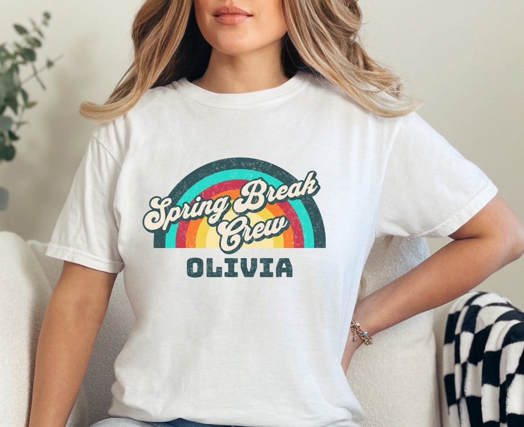 Spring Break Squad 2024 Shirt,college Girl Spring Break,teen Spring ...