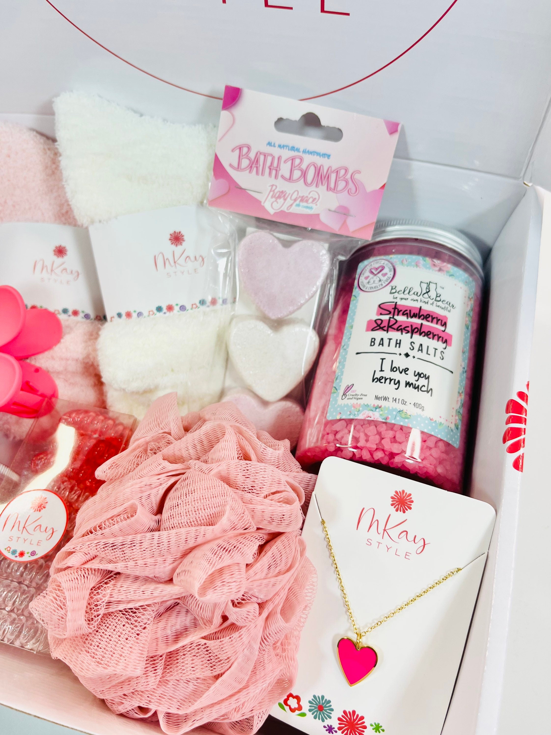 Pink Gift Box for Girl, Glam Box Tween Girl, Birthday Box, Pamper Box ...