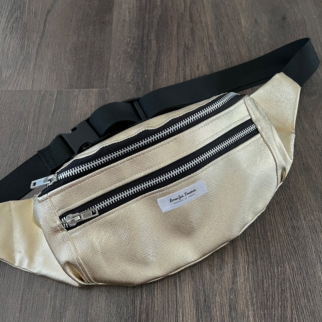 Gold Cross-hatch Classic Bamsie Bag - Etsy