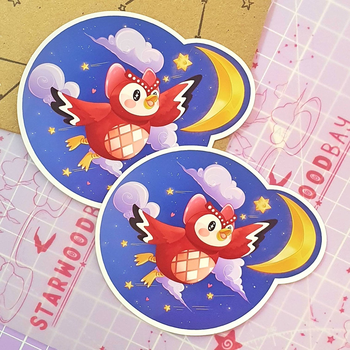 Animal Crossing Celeste Starry Sky Sticker Waterproof - Etsy UK