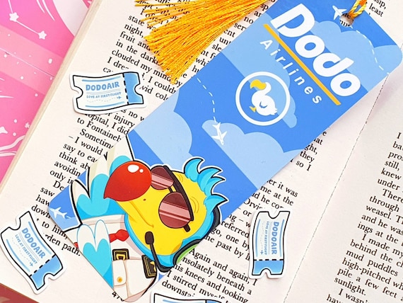 Dodo Airlines Animal Crossing Nookmiles Travel Bookmark - Etsy