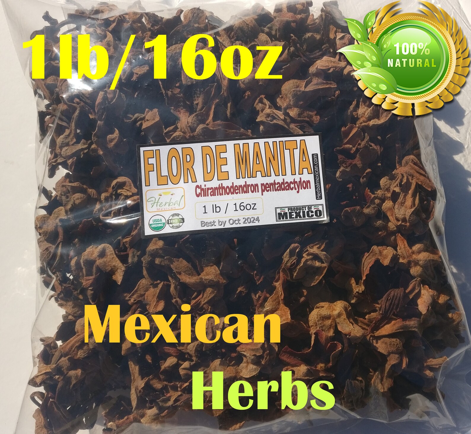 Flor De Manita Devils Hand Flower Herbal Tea Chiranthodendron ...