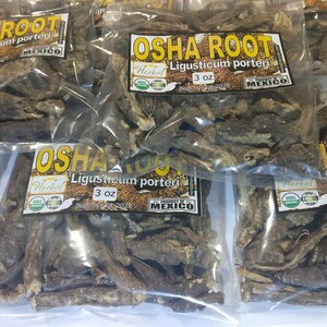3oz Osha Root, Chuchupate, Bear Root, Ligusticum Porteri, Mountain ...