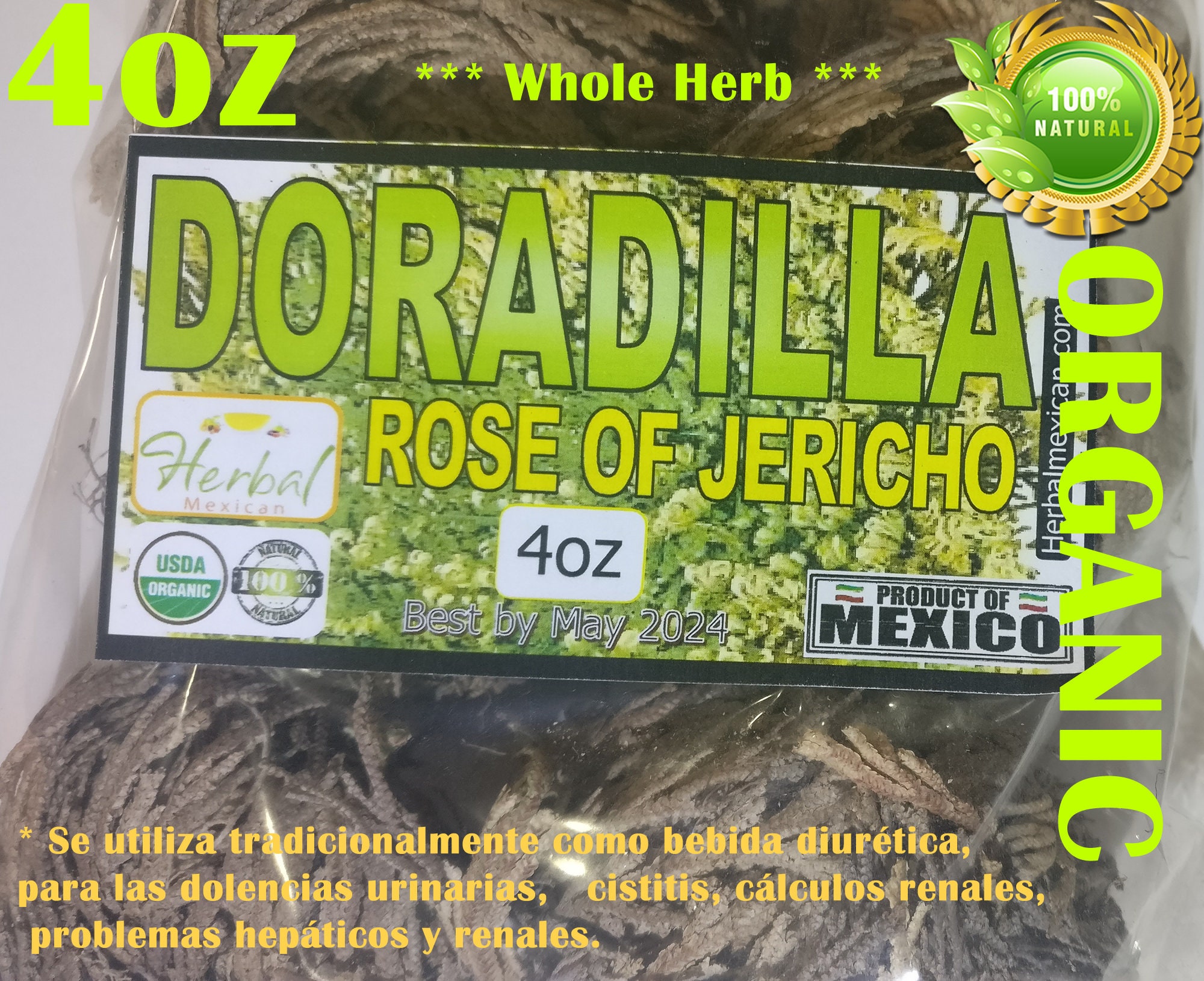 Doradilla 4oz Jericho Flower whole Herb Resurrection Plant - Etsy