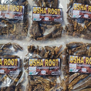 3oz Osha Root, Chuchupate, Bear Root, Ligusticum Porteri, Mountain ...