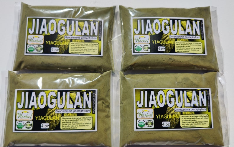 Jiaogulan Herb Powder, Jiaogulan Leaf, Gynostemma Pentaphyllum ...
