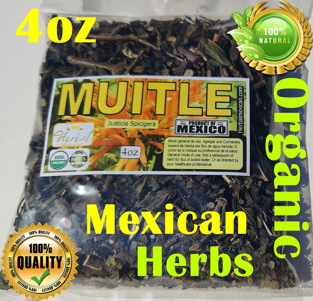 4oz Muicle Muitle Hierba/te Muycle Mexican Honeysuckle 100% Organic ...