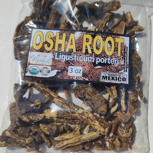 3oz Osha Root, Chuchupate, Bear Root, Ligusticum Porteri, Mountain ...