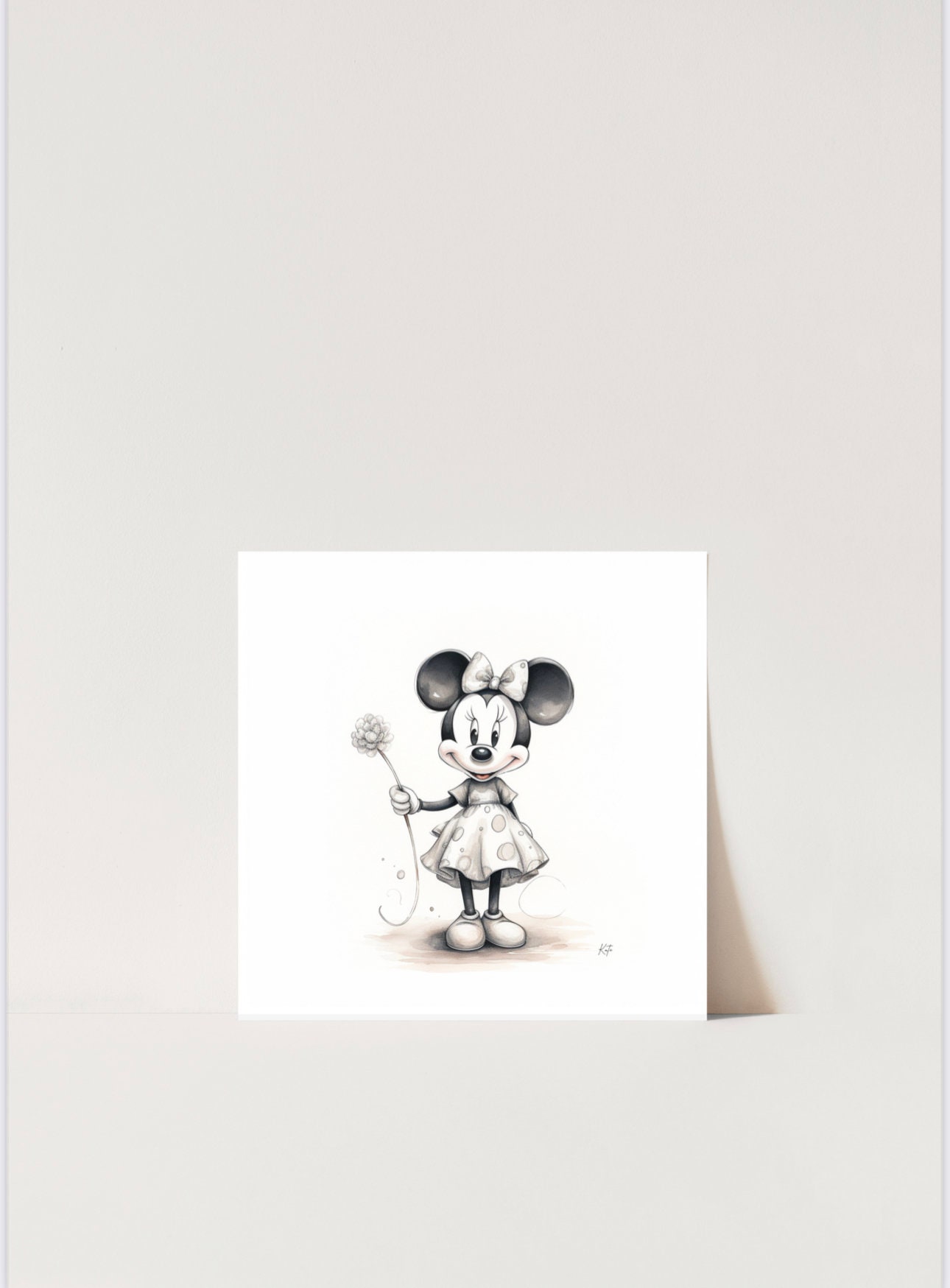 Set of Classic Cartoon Mice Printable Watercolour Art Instant Download ...