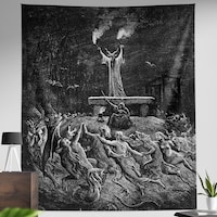 The Last Supper Art Print: Satan, Devil, Gothic Painting, Dark Art ...