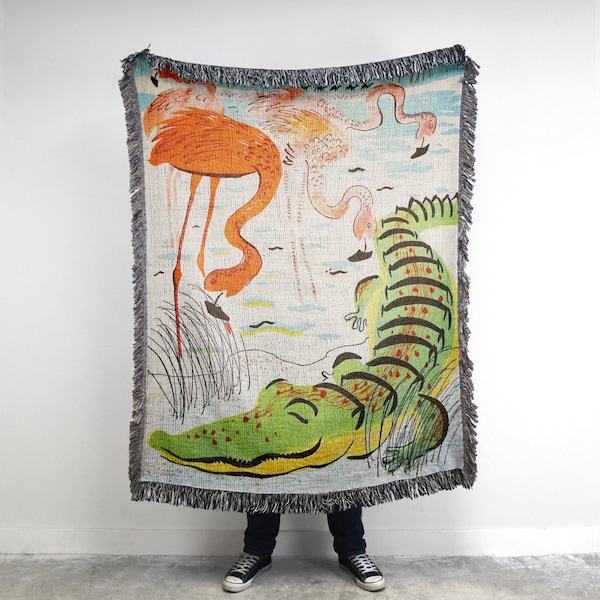 Retro Alligator Art - Etsy