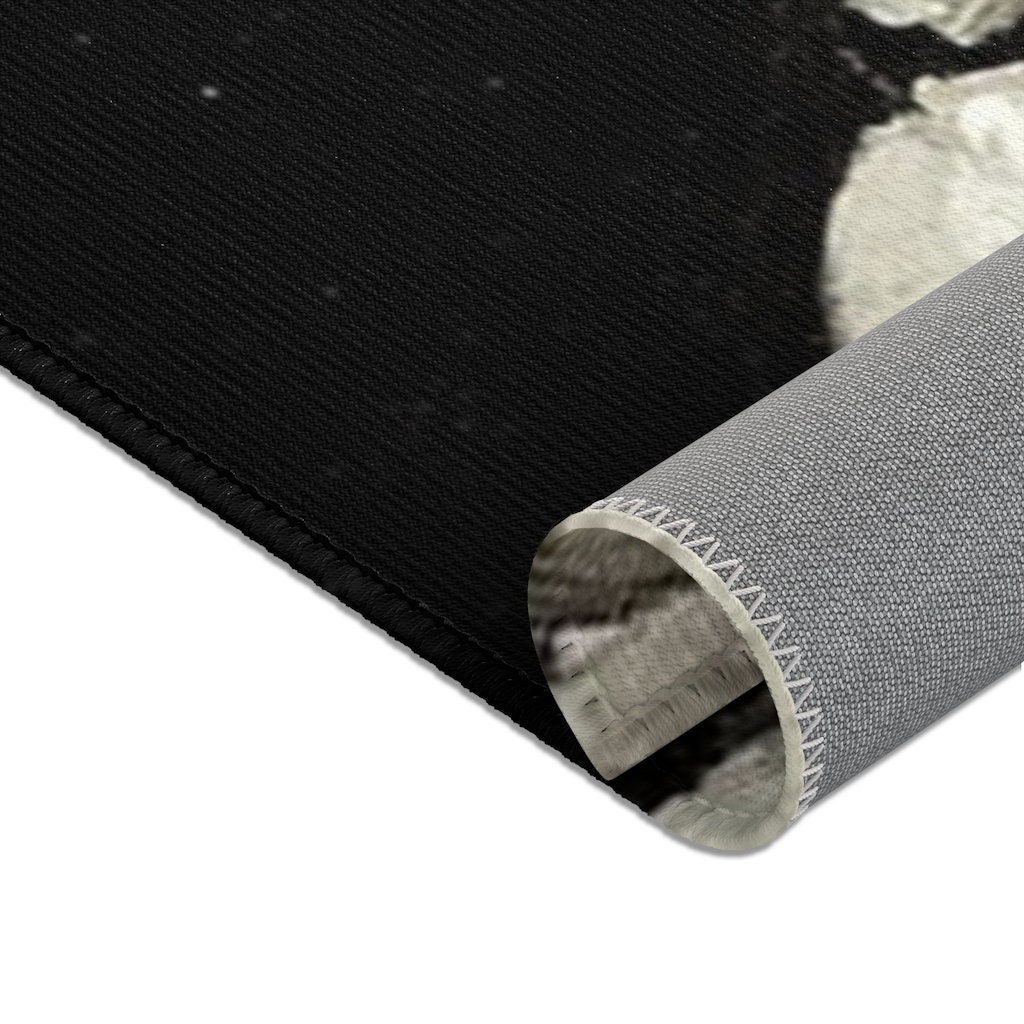 Van Gogh Rug Vintage Smoking Skeleton Area Rug Skeleton - Etsy