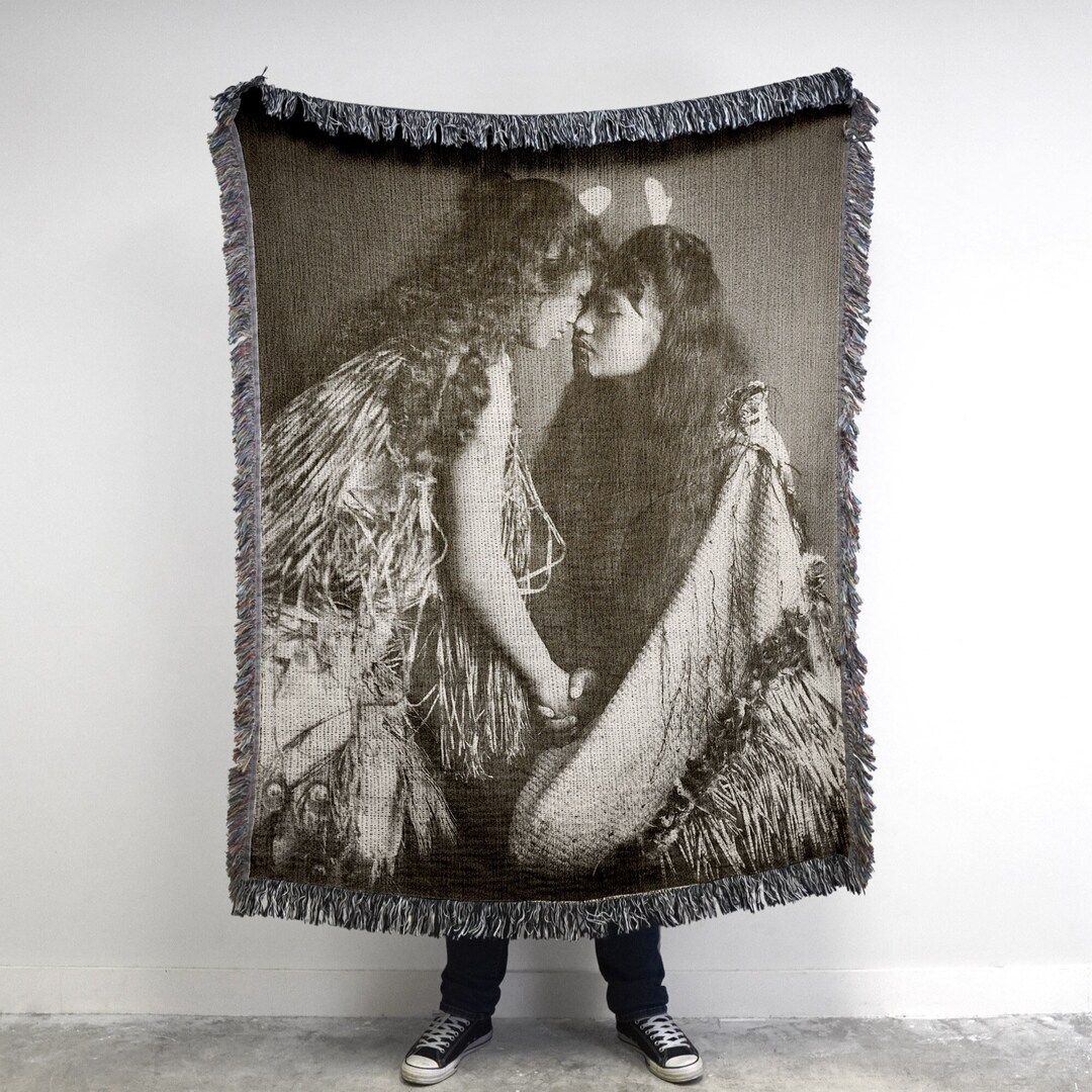 Indigenous Polynesian Decor New Zealand Maori Decor Woven Blanket ...