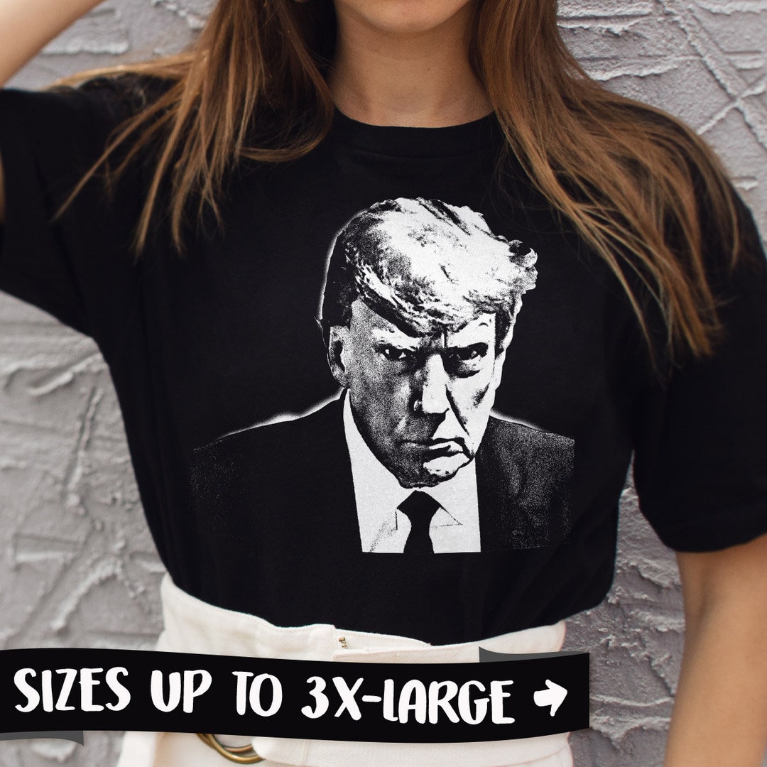 Donald Trump Mugshot Shirt Punk Trump Shirt DJT T-shirt ~ Trump in Jail ...