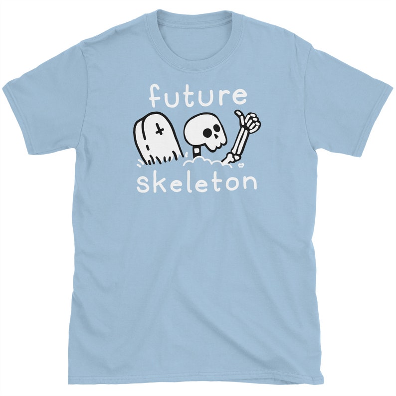 Future Skeleton - Funny Pastel Goth Clothing, Funny Skull Shirt - Etsy