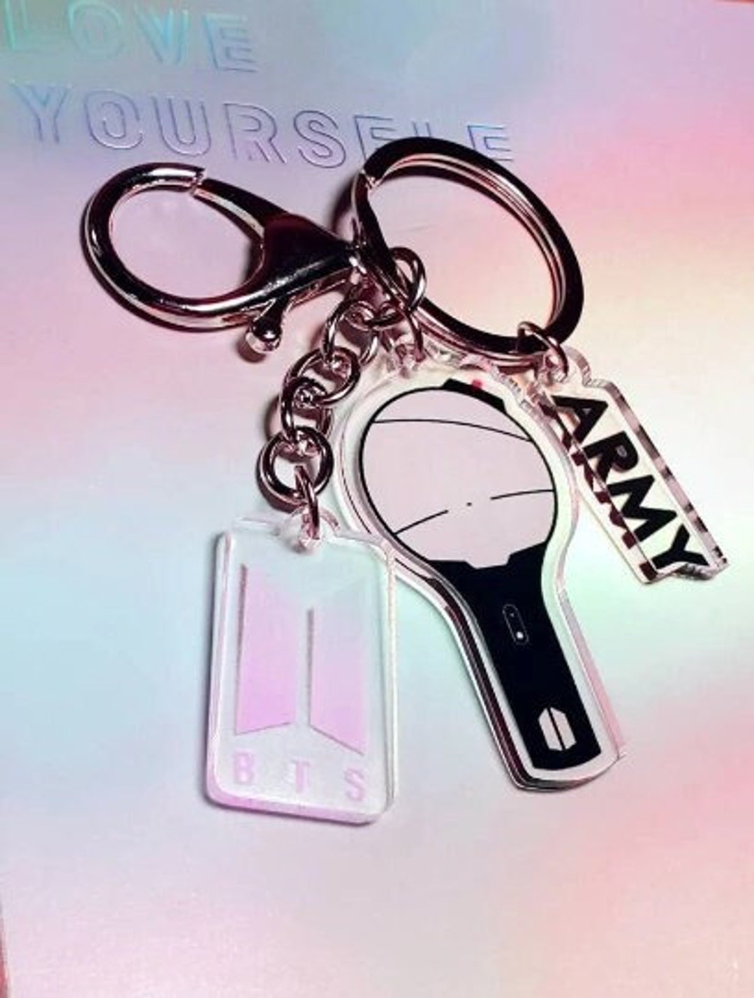 BTS ARMY Bomb Keychain - Etsy