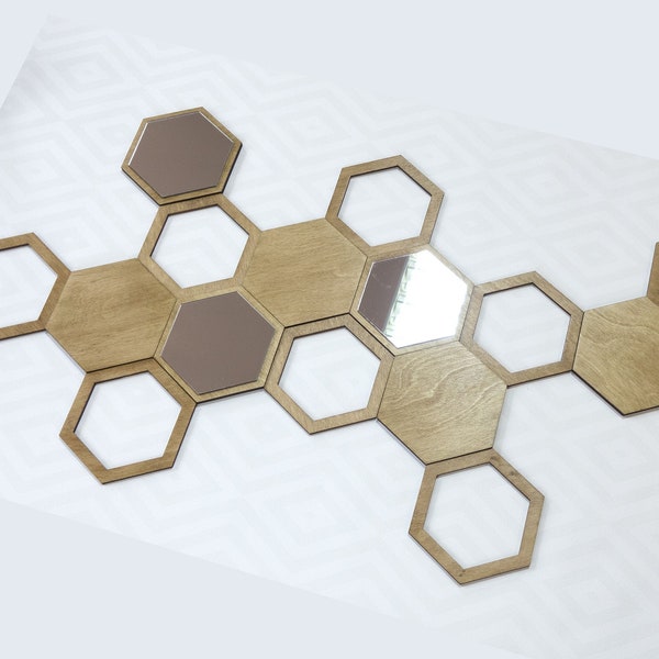 Hexagon Mirror - Etsy
