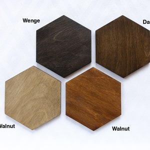Hexagon Tiles, Set of 11, Wood Panel for Wall - Etsy