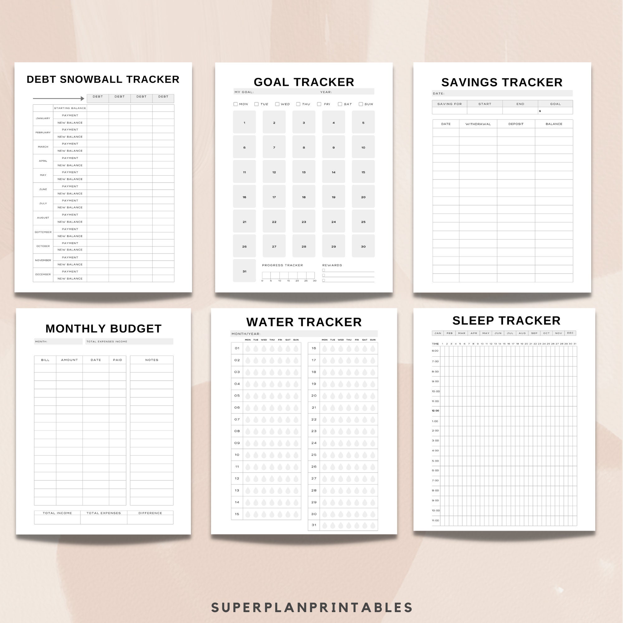 Complete ADHD Planner Template for Adults - ADHD Friendly Planner W ...