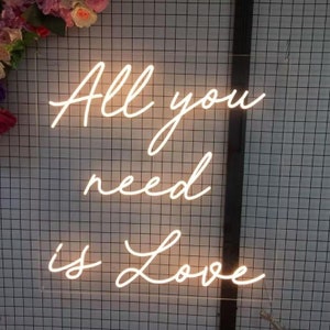 Personalized LED Neon Light Sign, Neon Sign Aesthetic Mood Lighting ...