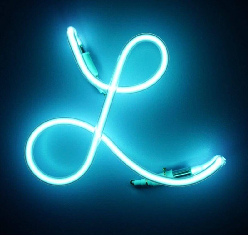 Custom Neon Sign Initial Name Sign LED Name Sign for - Etsy