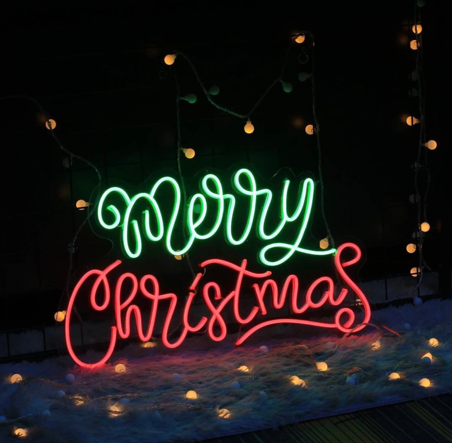 Custom Neon Sign Merry Christmas LED Light for Christmas - Etsy