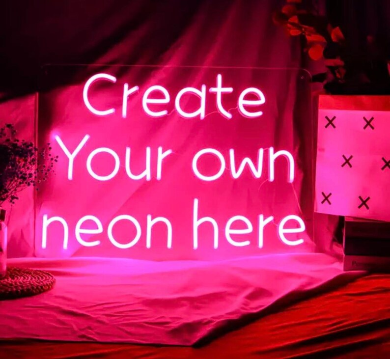 Custom LED Neon Sign: Wedding Decor, Personalized Quote - Etsy