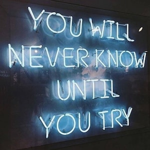 Motivational Quotes in Neon Sign Art, Inspirational Quotes in LED Neon ...