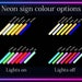 Custom LED Neon Sign: Modern Home & Office Decor - Etsy