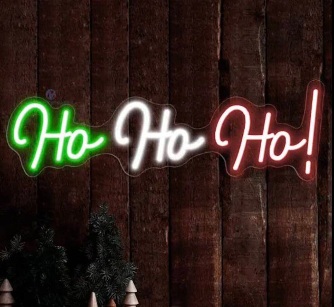 Custom 'merry Christmas' LED Neon Sign: Christmas Party Decor - Etsy
