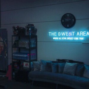 LED Neon Sign for Gym, Motivational Quotes for Gym, Neon Sign Art, Neon ...