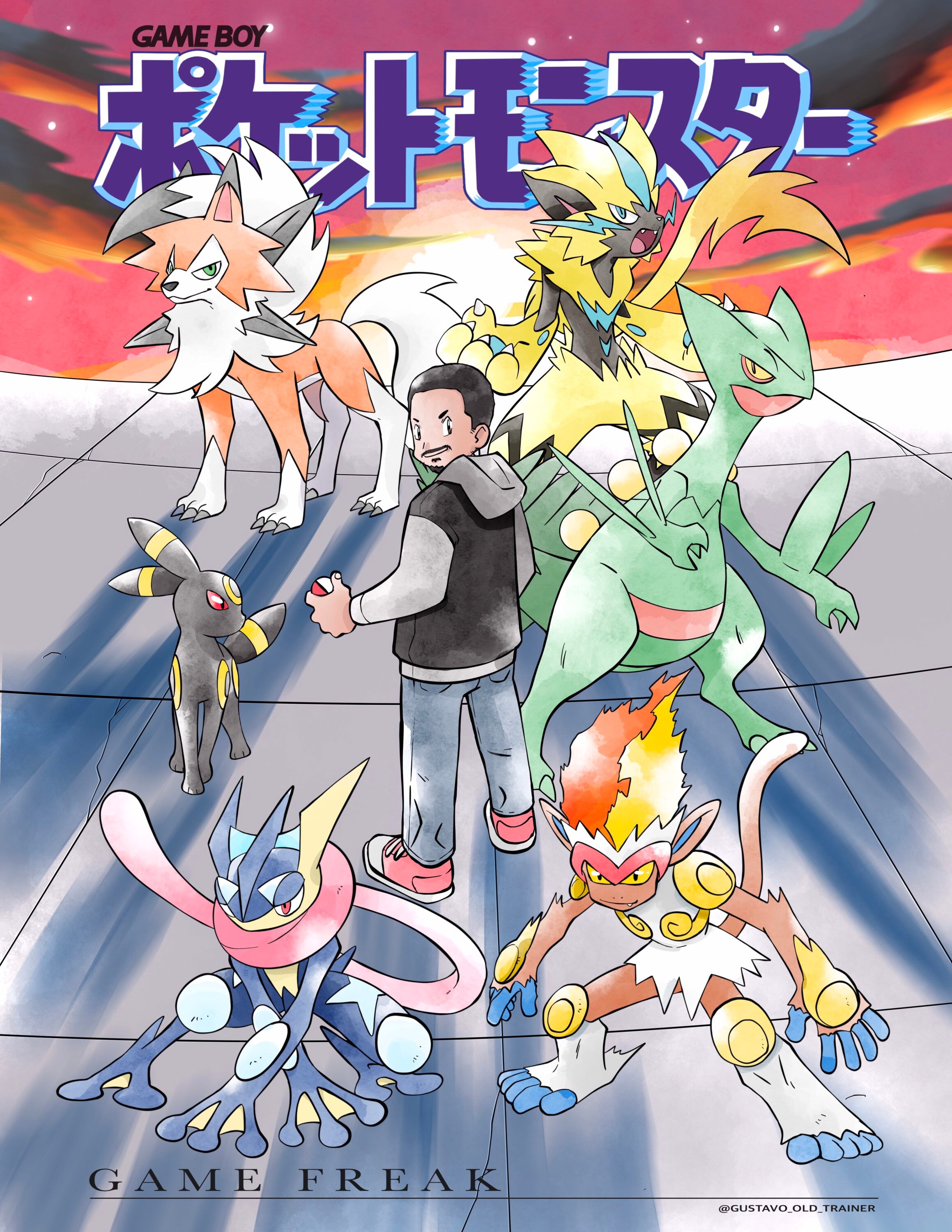 Pokémon Art Commission Pokemon Family Portrait Custom Pokemon - Etsy